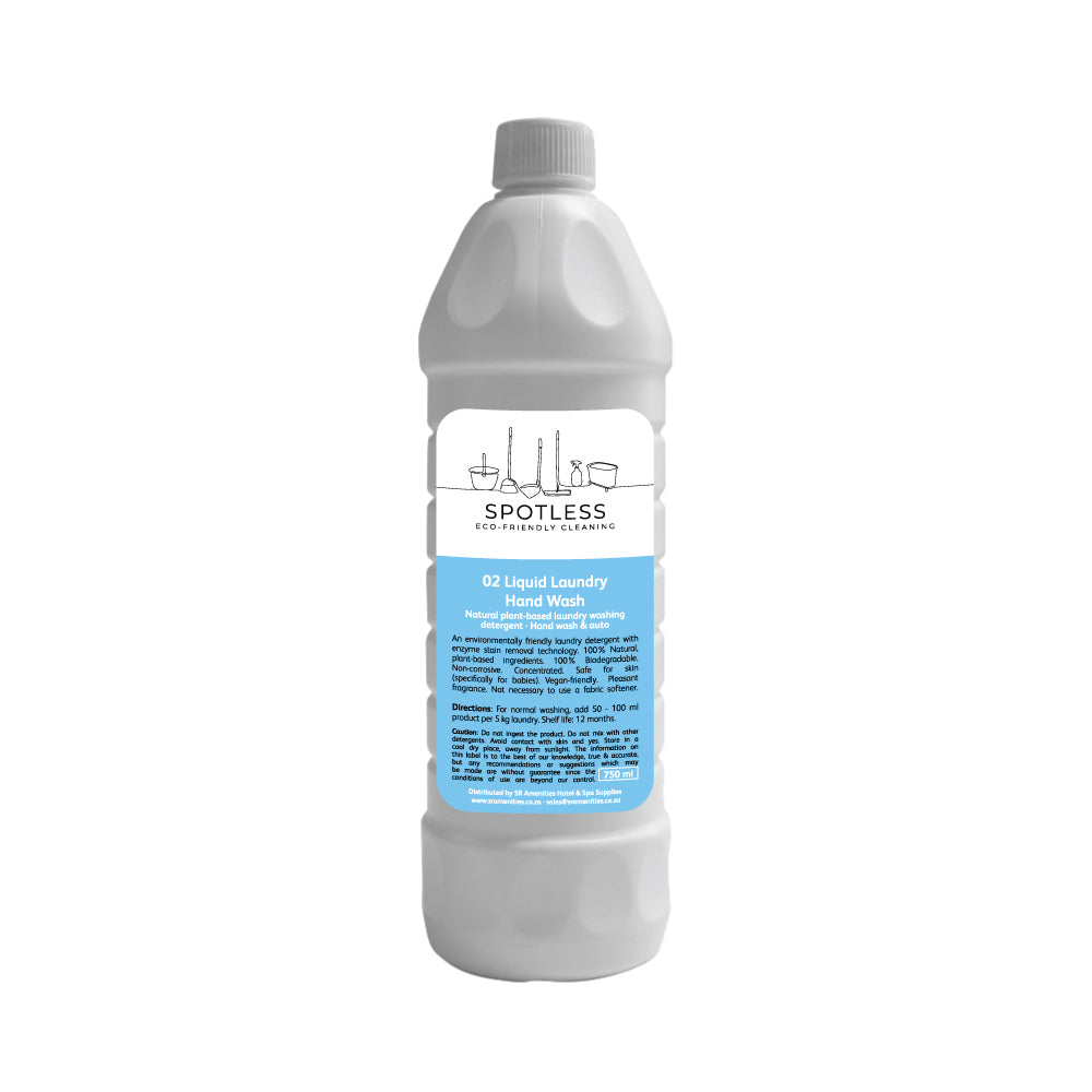 SPOTLESS Eco-Friendly O2 Liquid Laundry Hand Wash - Empty Refill Bottle ...