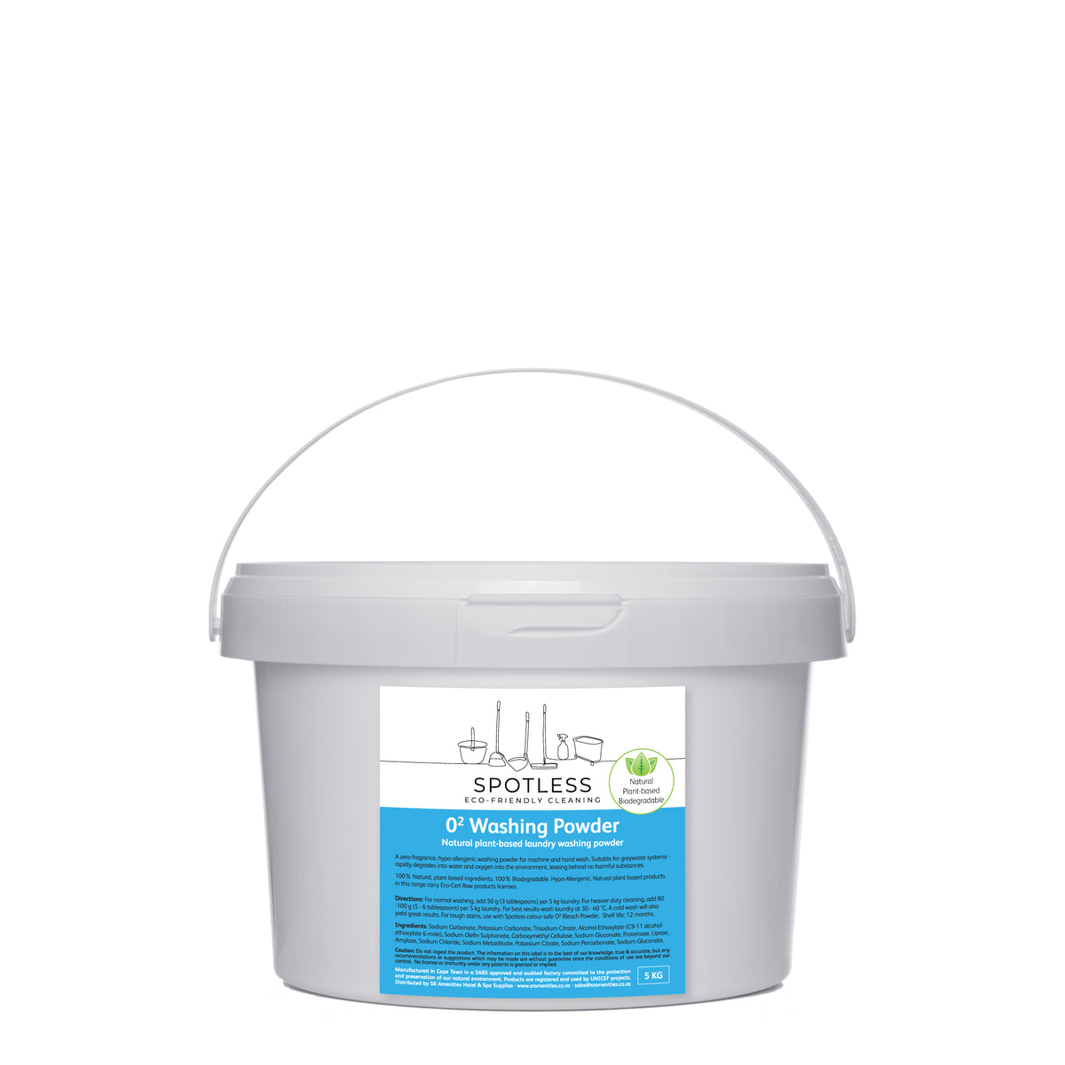SPOTLESS O2 Washing Powder - 5 Kg | SR Amenities Hotel & Spa Supplies
