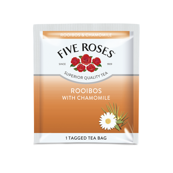 Five Roses Rooibos & Chamomile (60x1.5g) | SR Amenities Hotel Supplies ...